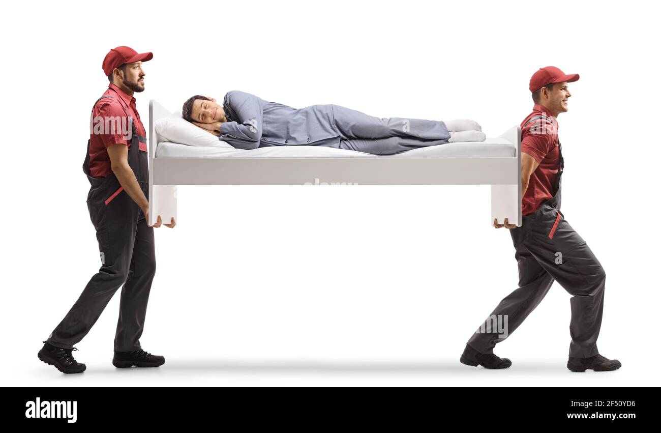 Man Sleeping In Bed Full