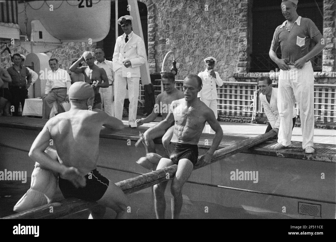 Entertainment at sporting events Black and White Stock Photos & Images ...