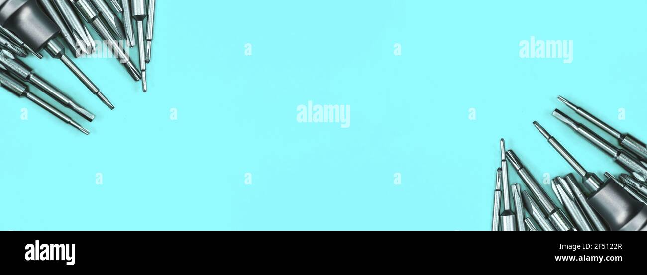 Equipment and tools background banner with copy space photo Stock Photo ...