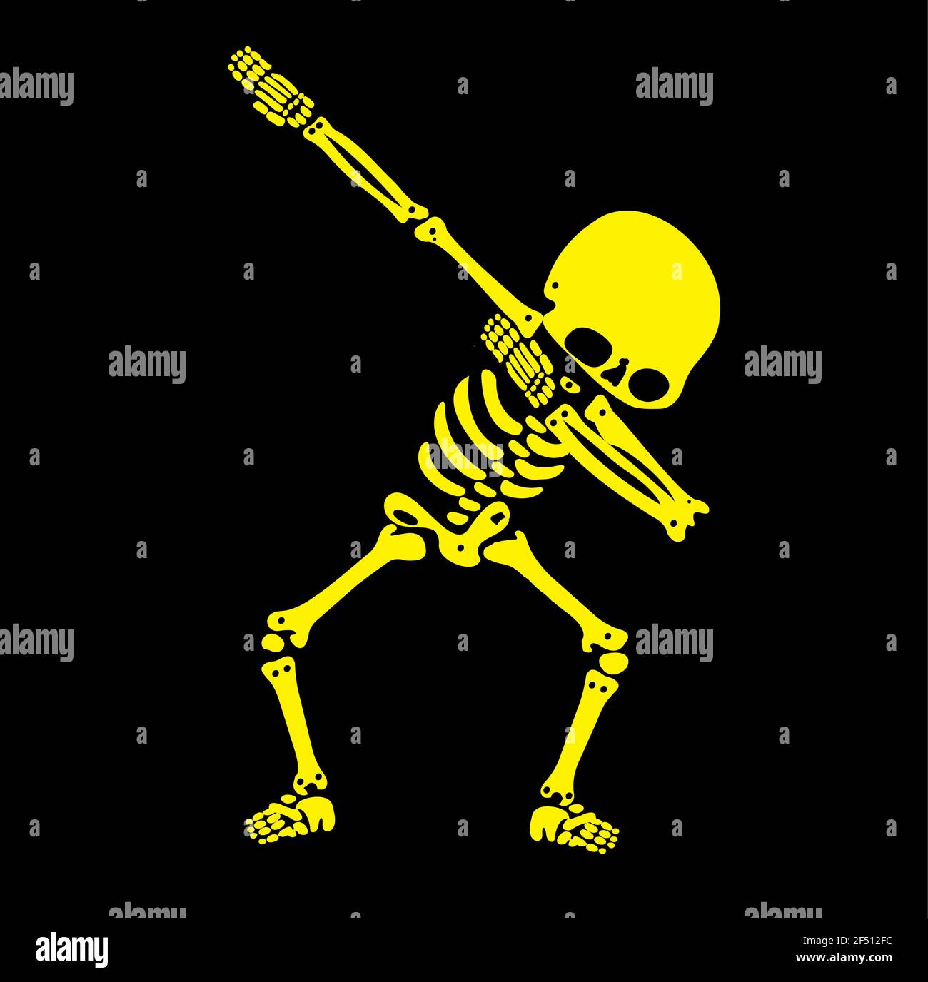 Skeleton dab, A group of skeletons dabbing Stock Vector Image & Art - Alamy
