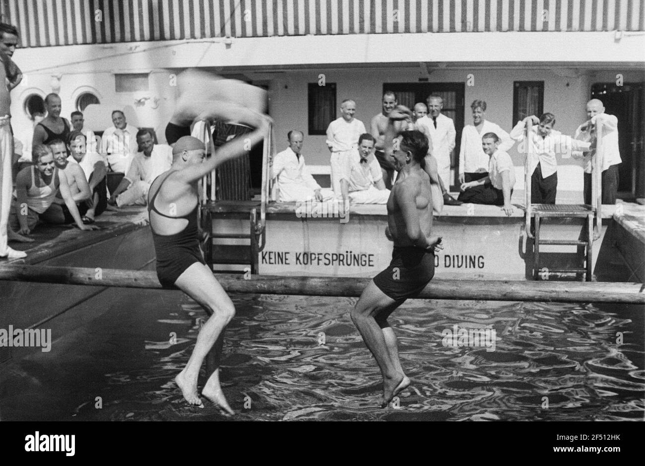 Entertainment at sporting events Black and White Stock Photos & Images ...