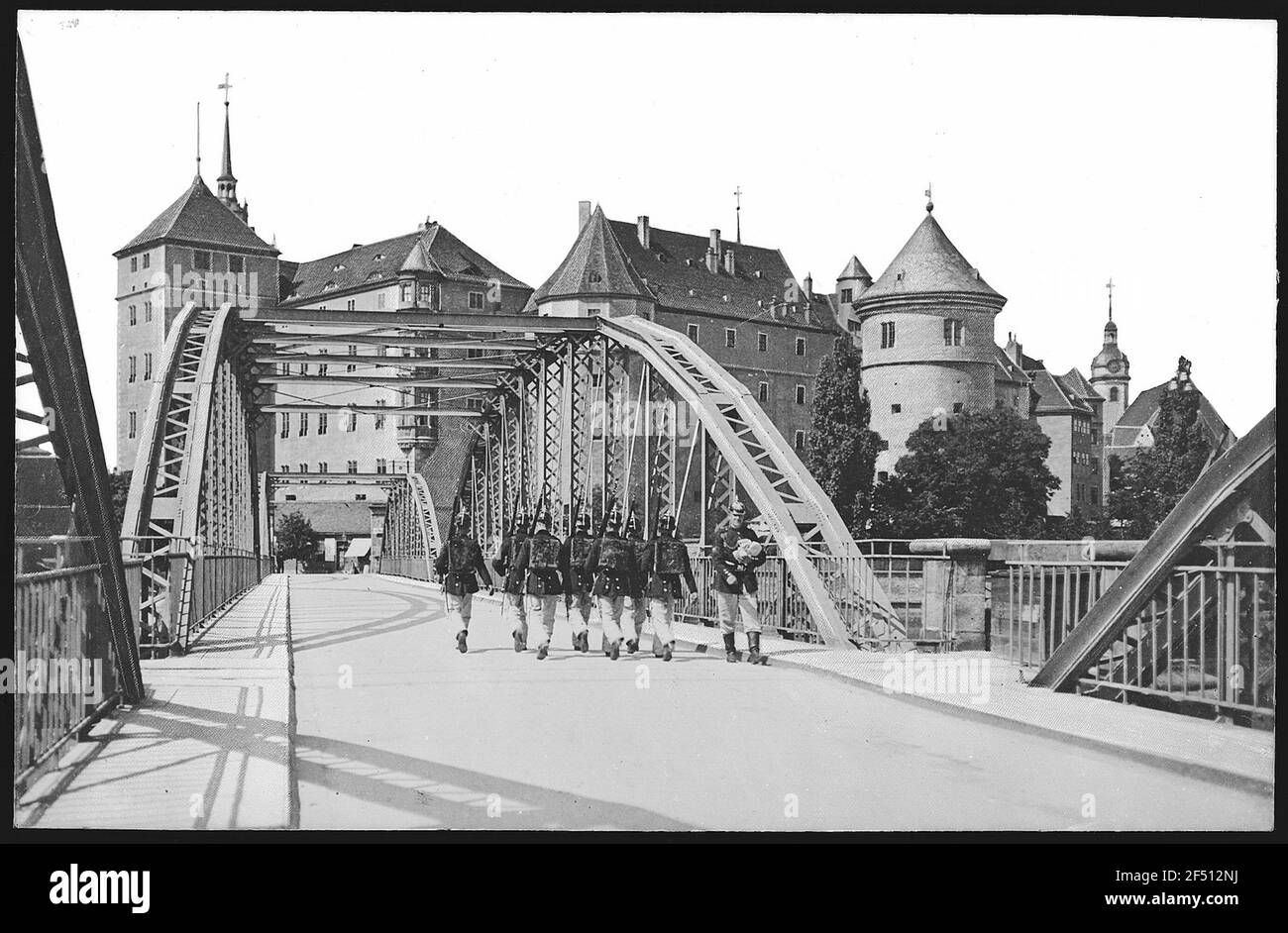 Castle hartenfels torgau germany Black and White Stock Photos & Images ...