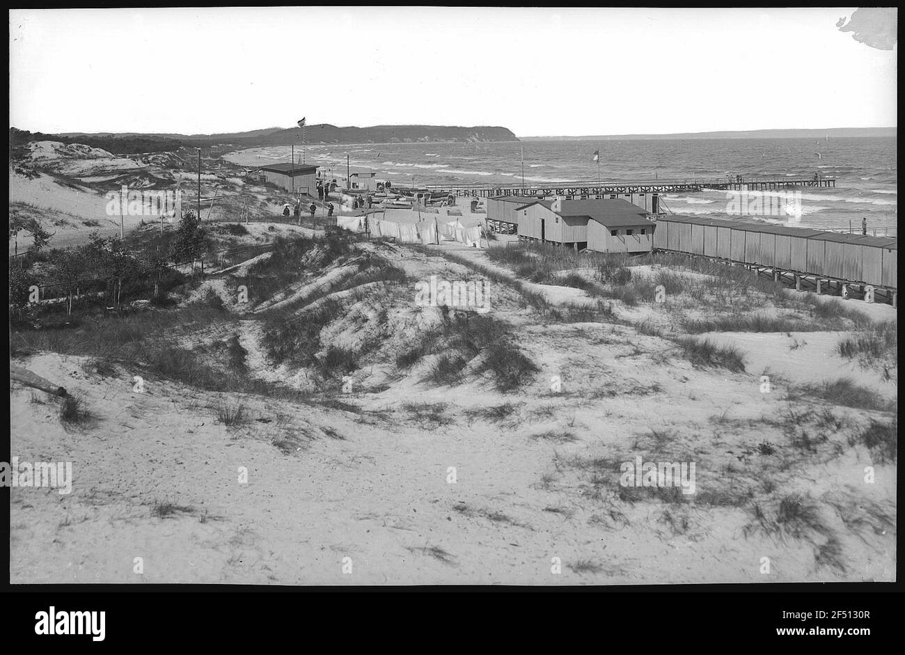 Baltic sea beach historic Black and White Stock Photos & Images - Alamy
