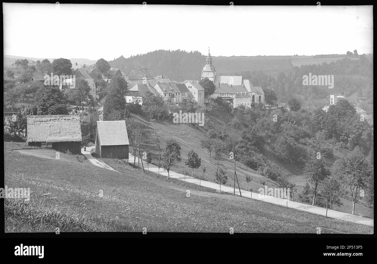 Lauenstein. View of Lauenstein Stock Photo - Alamy