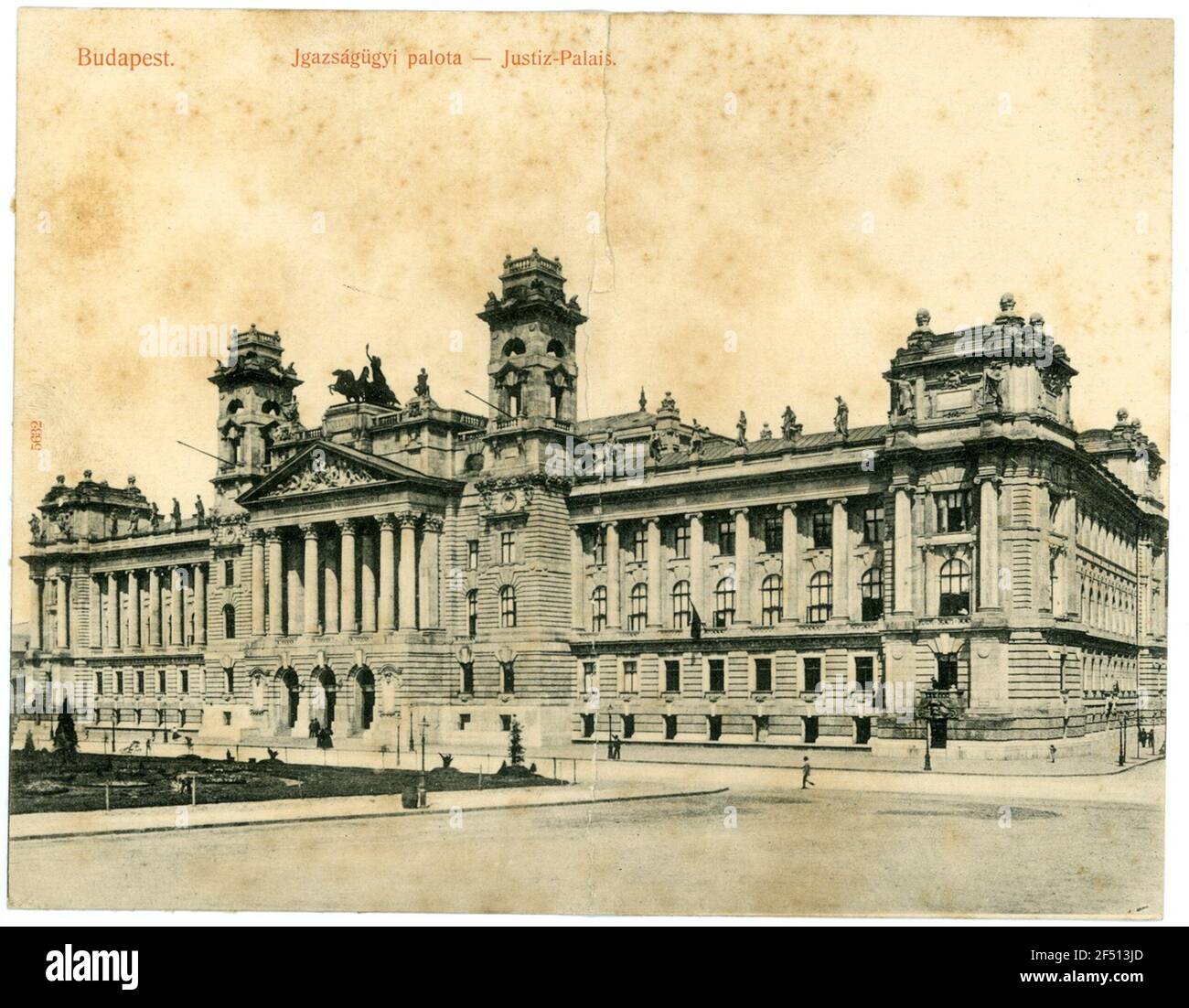 Justice Palais Budapest. Justizpalast (1896 Stock Photo - Alamy