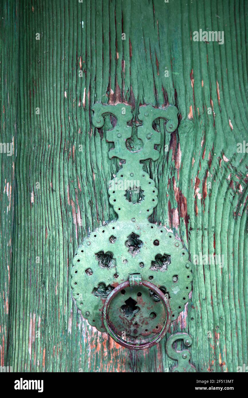 Traditional doorknob at Kemaliye (Egin) in Erzincan, Turkey. Kemaliye ...