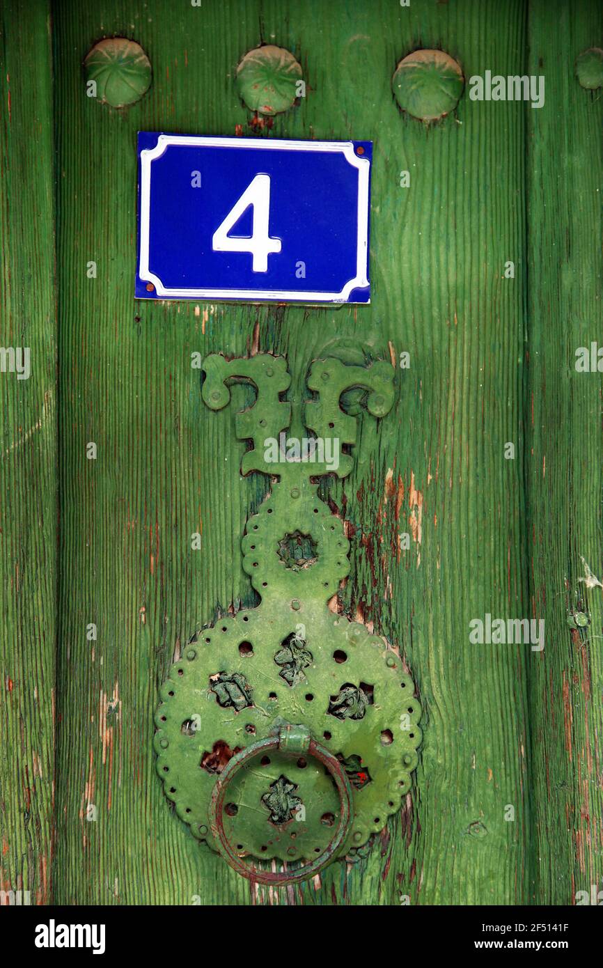 Traditional doorknob at Kemaliye (Egin) in Erzincan, Turkey. Kemaliye ...