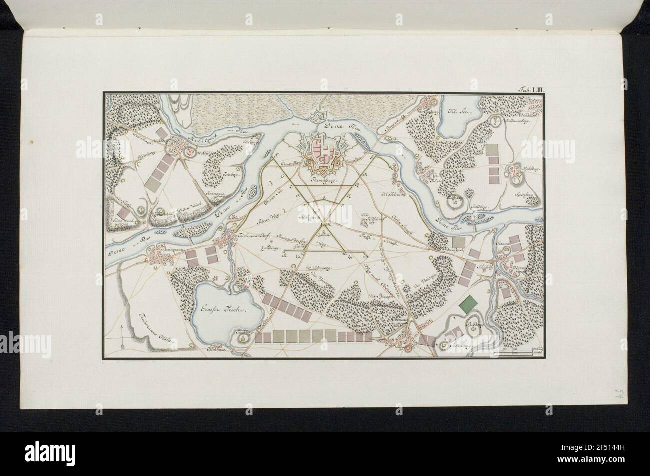 Fastening, ideal-typical map, field fasteners Stock Photo - Alamy