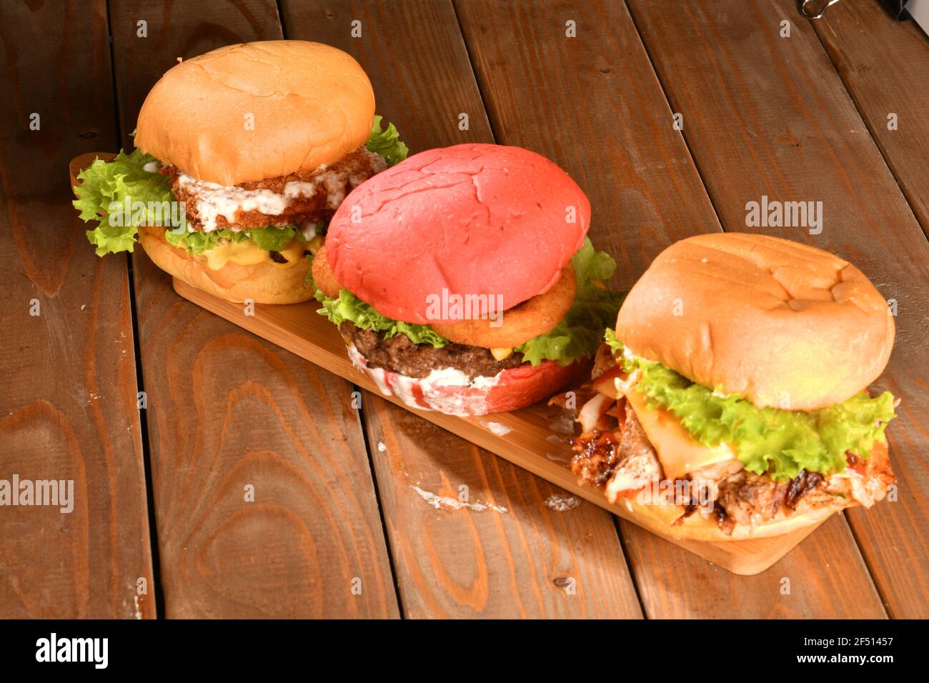 A hamburger (also burger for short) is a sandwich consisting of one or ...
