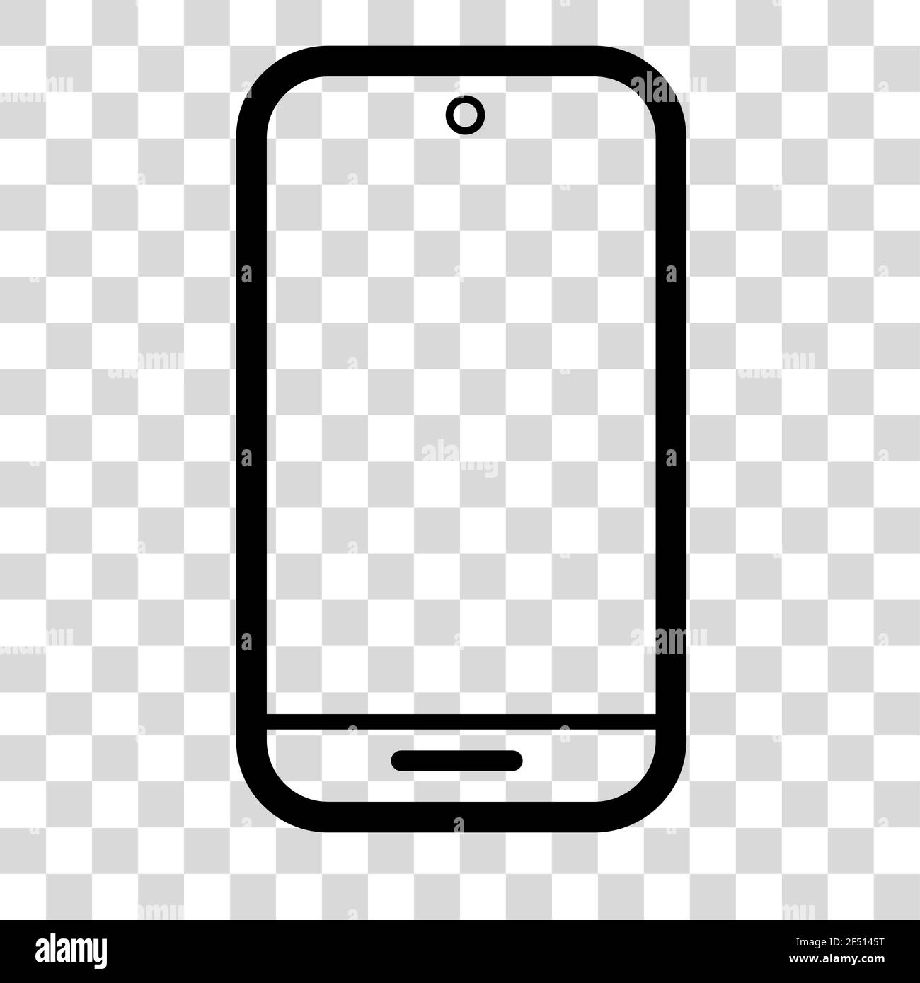 Cell Phone Silhouette Vector