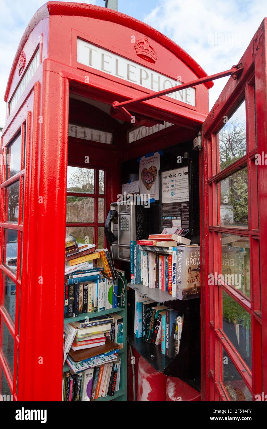 Inside telephone box hi-res stock photography and images - Alamy