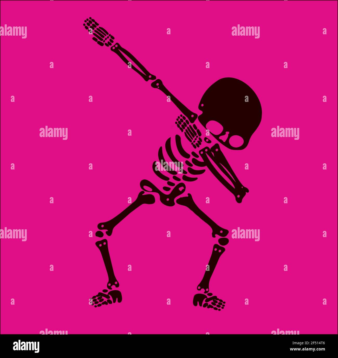Skeleton dab, A group of skeletons dabbing Stock Vector Image & Art - Alamy