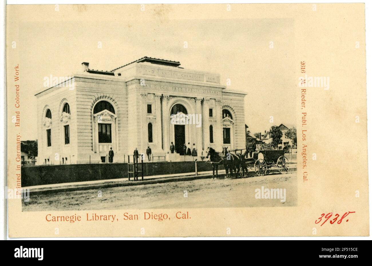 Carnegie Library San Diego. Carnegie Library (1901-1902; Ackerman and ...