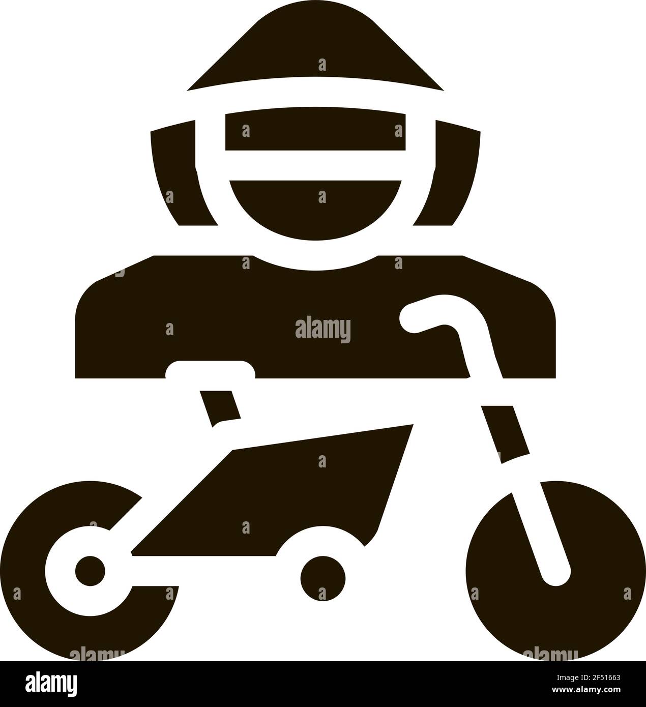 Bicycle theft black Stock Vector Images - Alamy