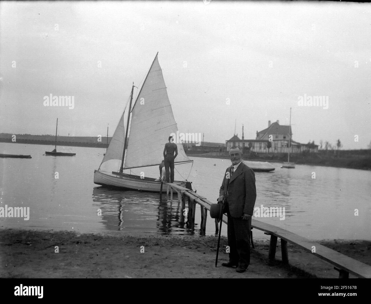 Hermann Krauße on the beach Stock Photo - Alamy