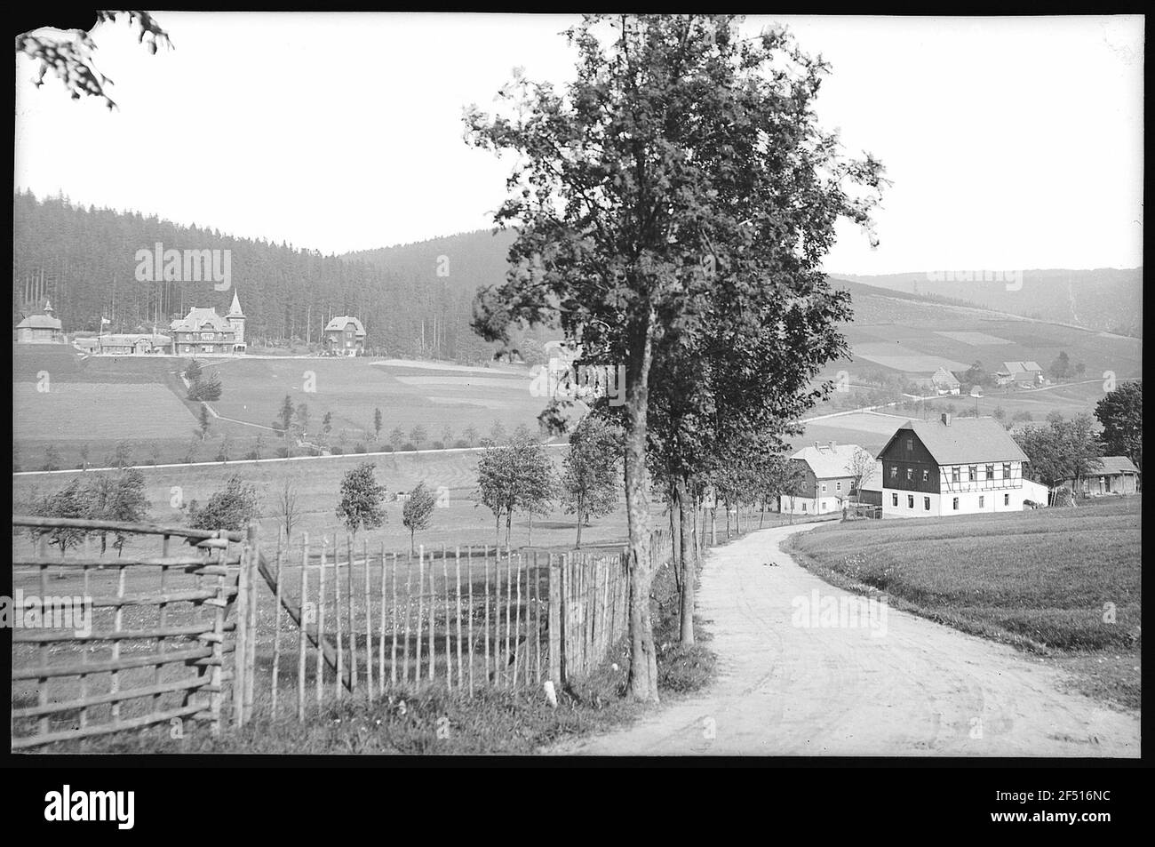 Field estate Black and White Stock Photos & Images - Alamy