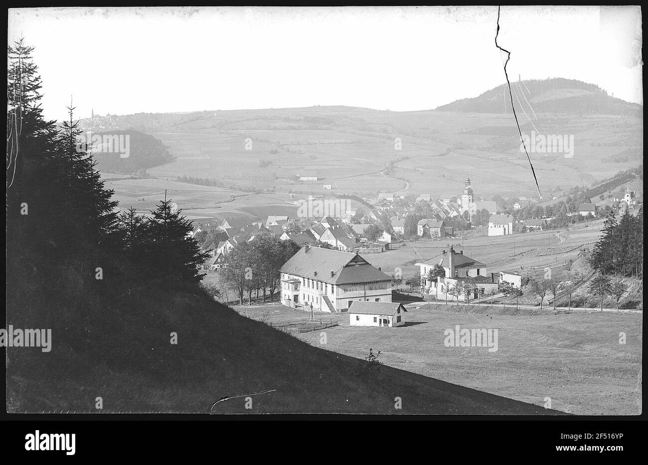 Geising. View of Geising Stock Photo - Alamy