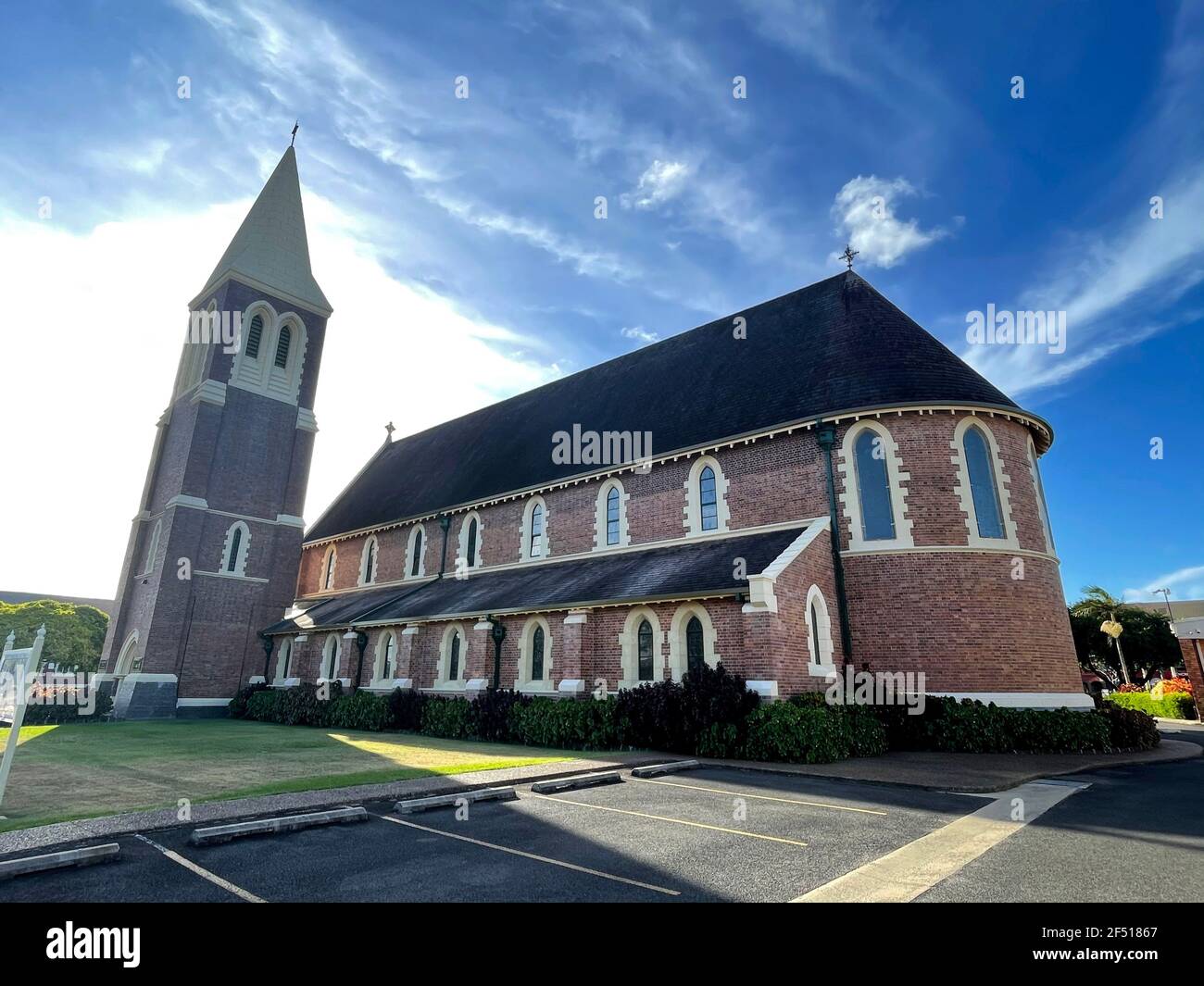 Side view of the historical Christ Church Anglican Church, built in ...