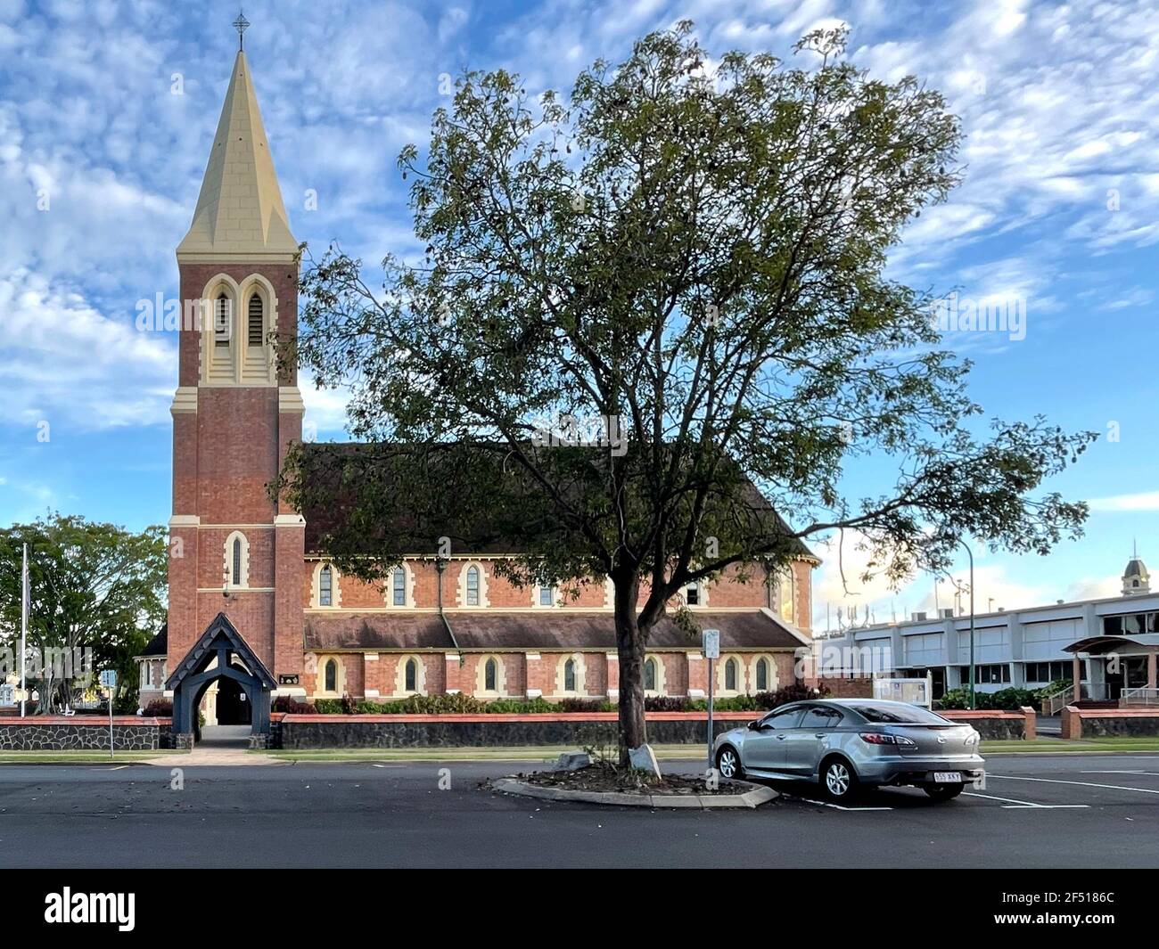 Facade view of the historical Christ Church Anglican Church, built in ...