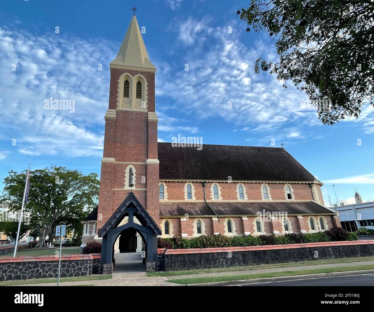 Facade view of the historical Christ Church Anglican Church, built in ...