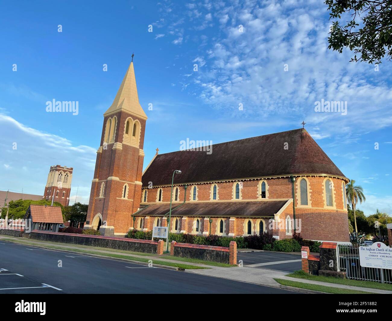 Facade view of the historical Christ Church Anglican Church, built in ...
