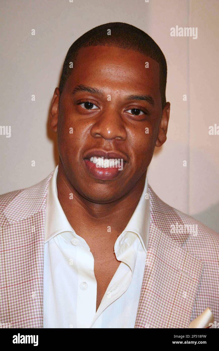 Shawn Carter, aka Jay-Z attends Antonio "L.A." Reid's 50th Birthday ...