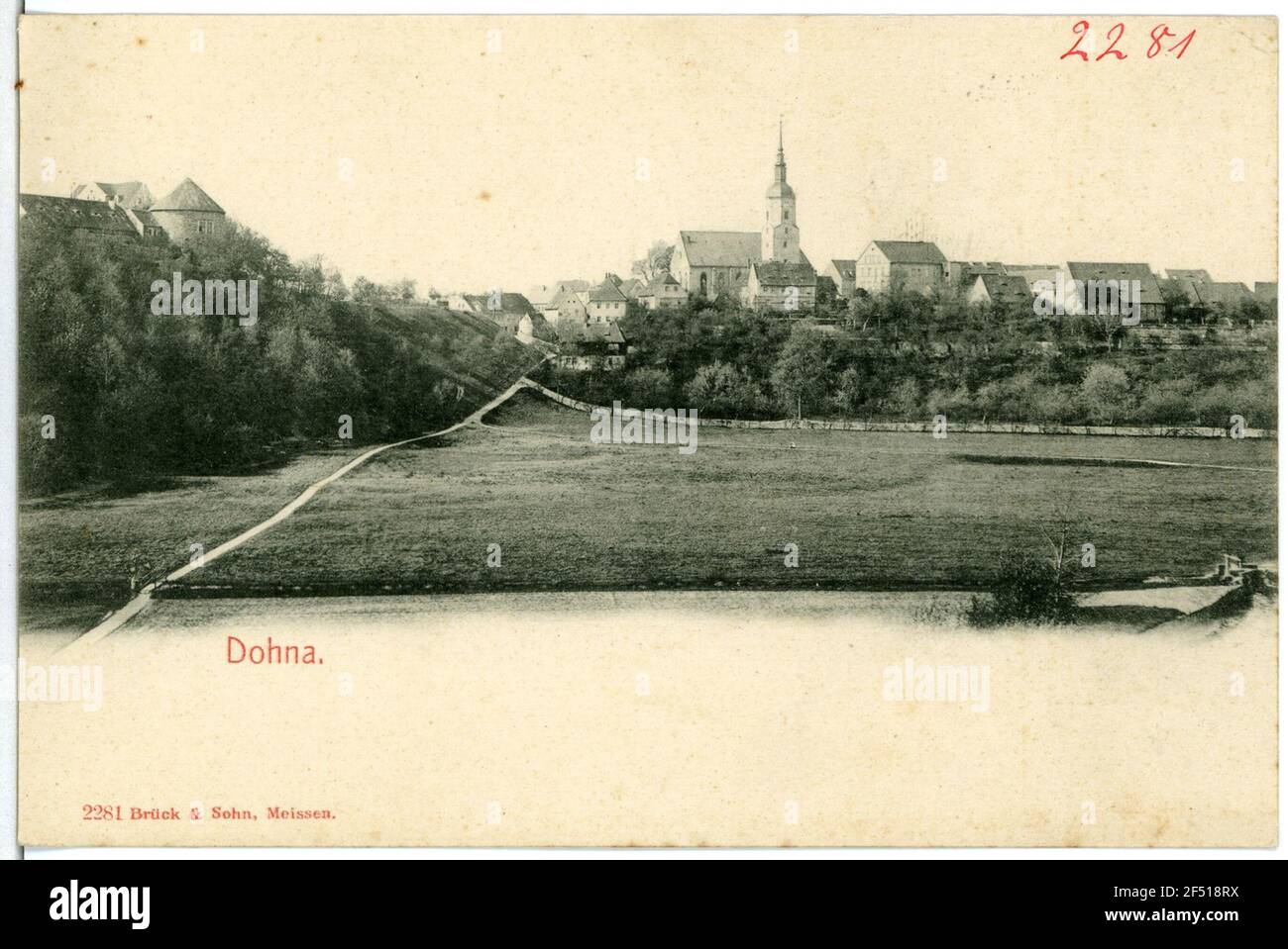 church Dohna. church Stock Photo - Alamy