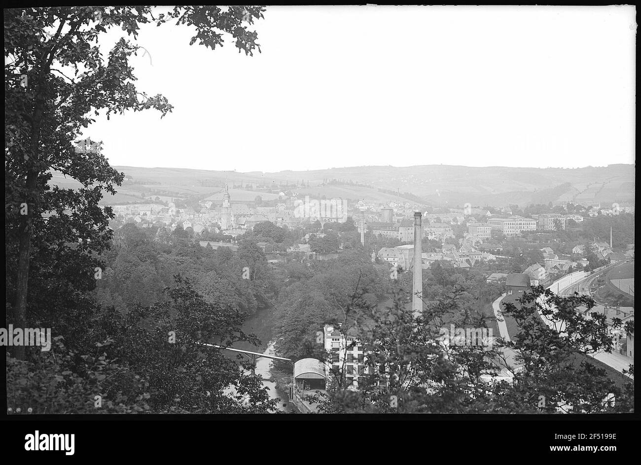 Zschopau. View of Zschopau v. d. Bodemer pulpit Stock Photo - Alamy
