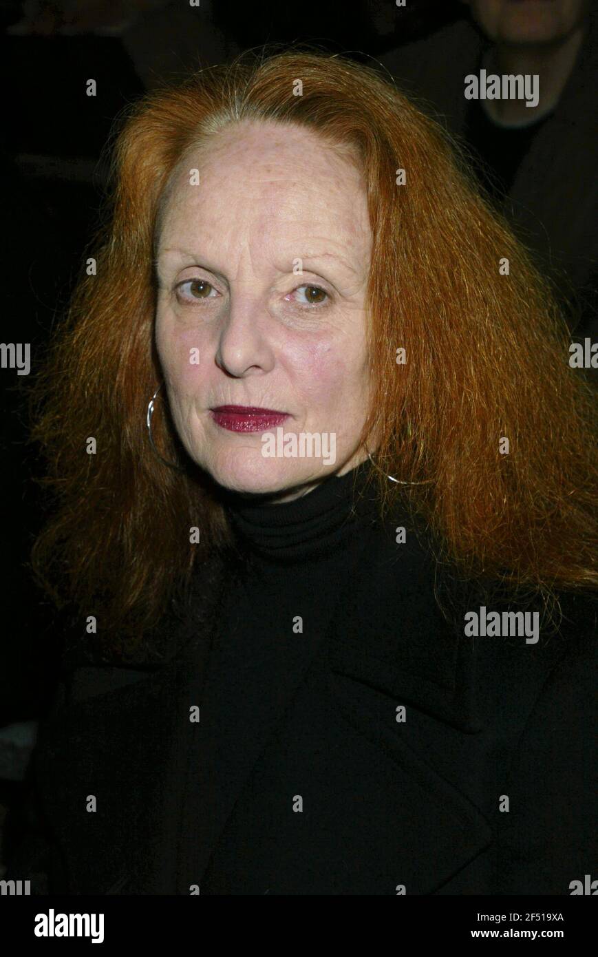 Grace Coddington at Marc Jacobs Showing of Fall Collection at NY State ...