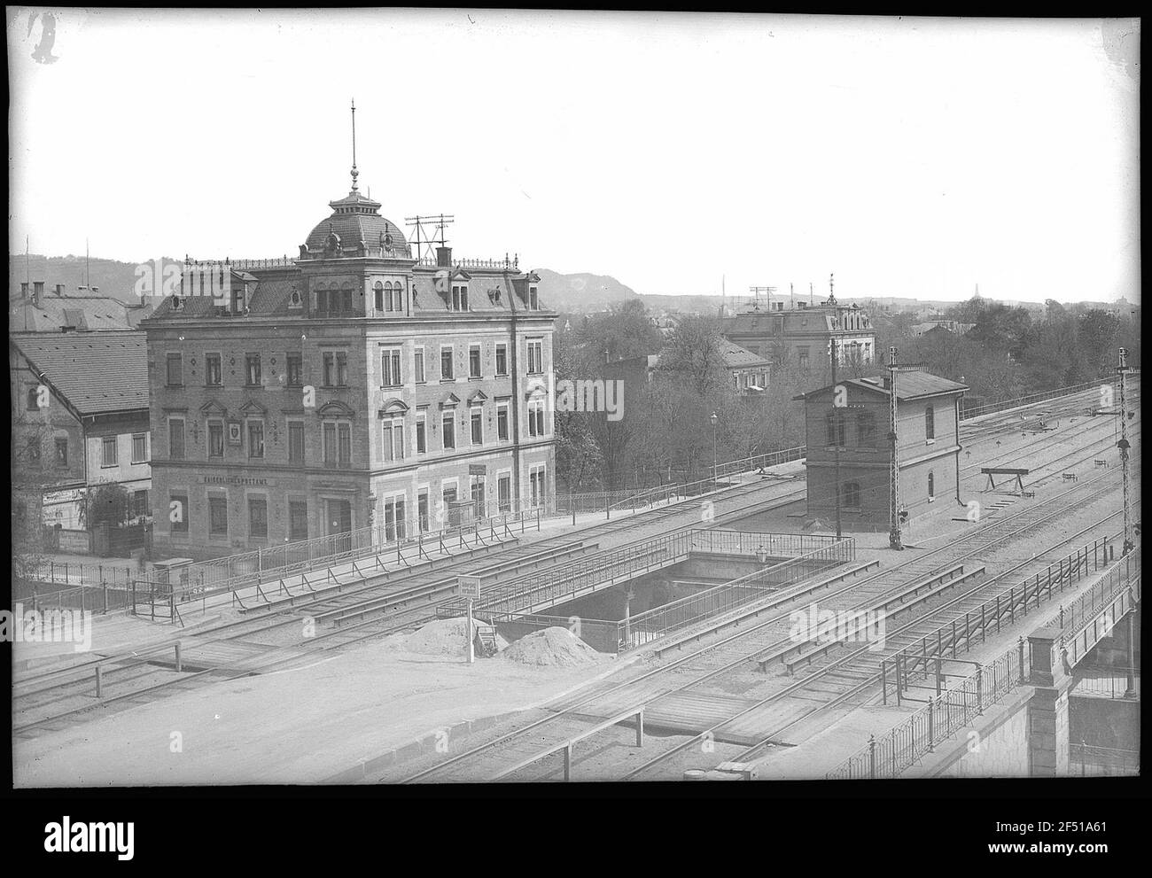 Post railroad Black and White Stock Photos & Images - Alamy