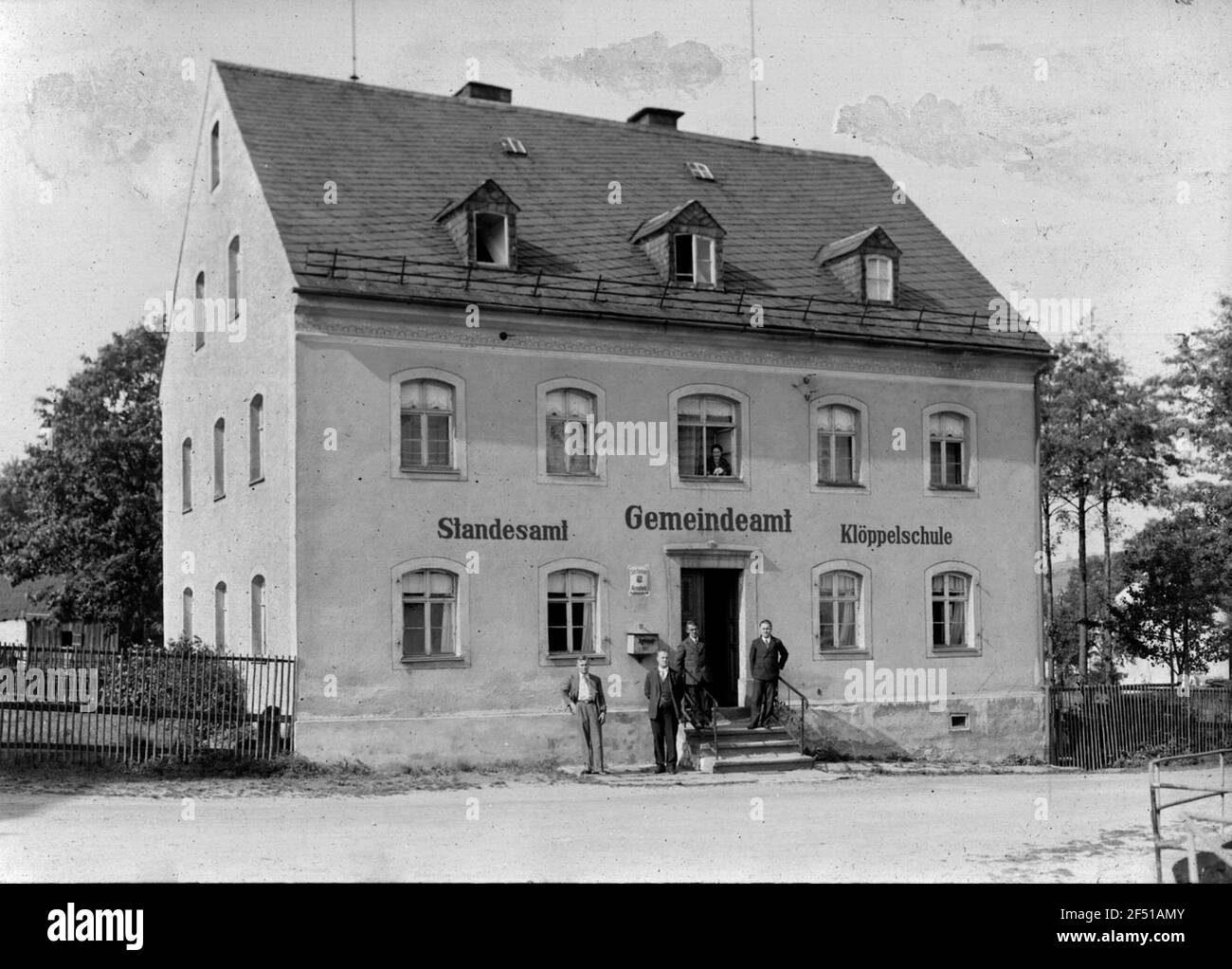 Municipal administration building Black and White Stock Photos & Images ...