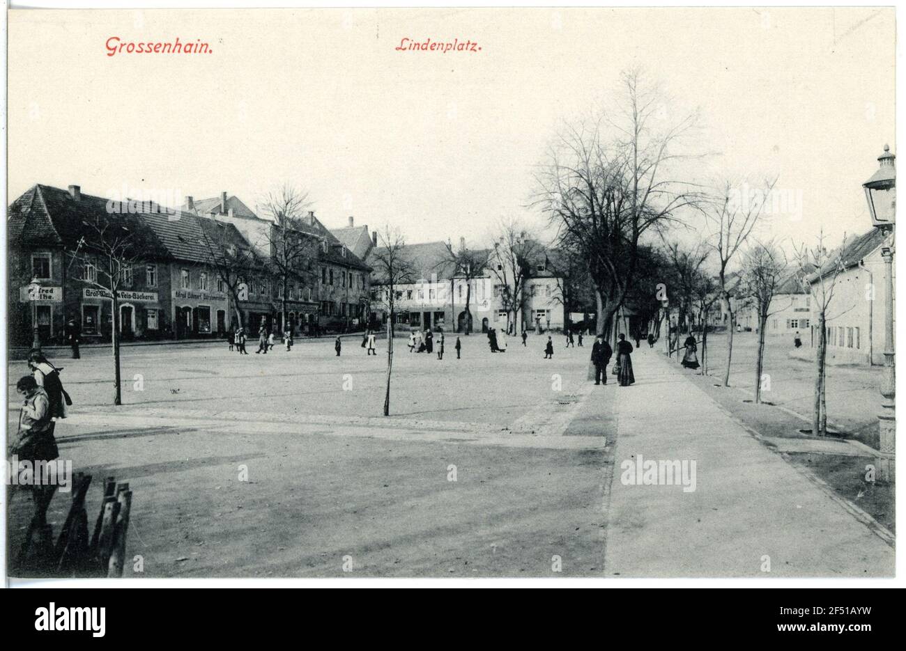 Lindenplatz Großenhain. Lindenplatz Stock Photo - Alamy