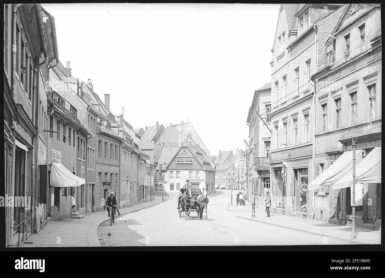 Mittweida. Inner Weberstraße Stock Photo - Alamy