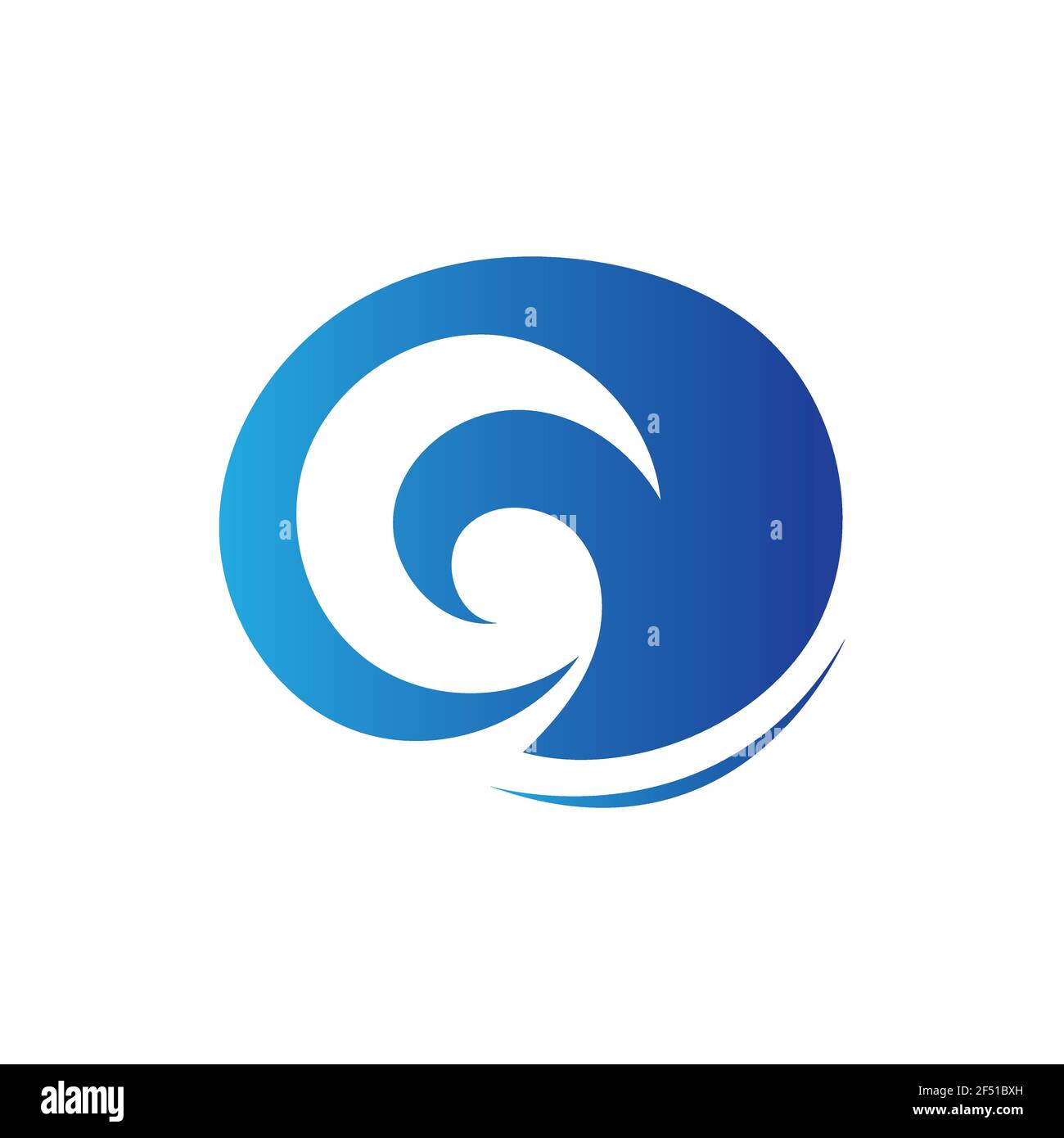 Ocean Wave Logo vector illustration design Template - Vector Stock ...