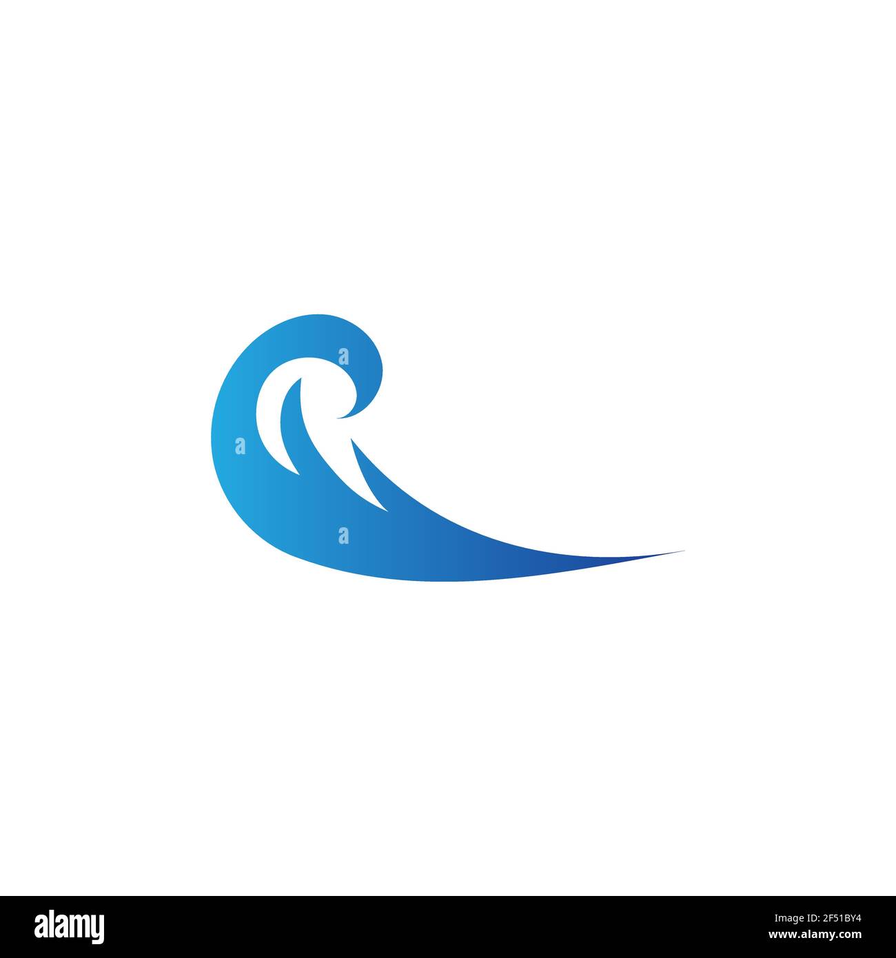 Ocean Wave Logo vector illustration design Template - Vector Stock ...