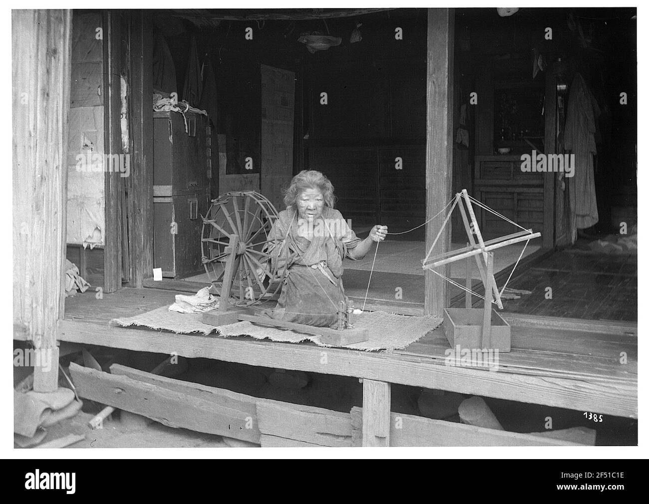 Old folk woman Cut Out Stock Images & Pictures - Alamy