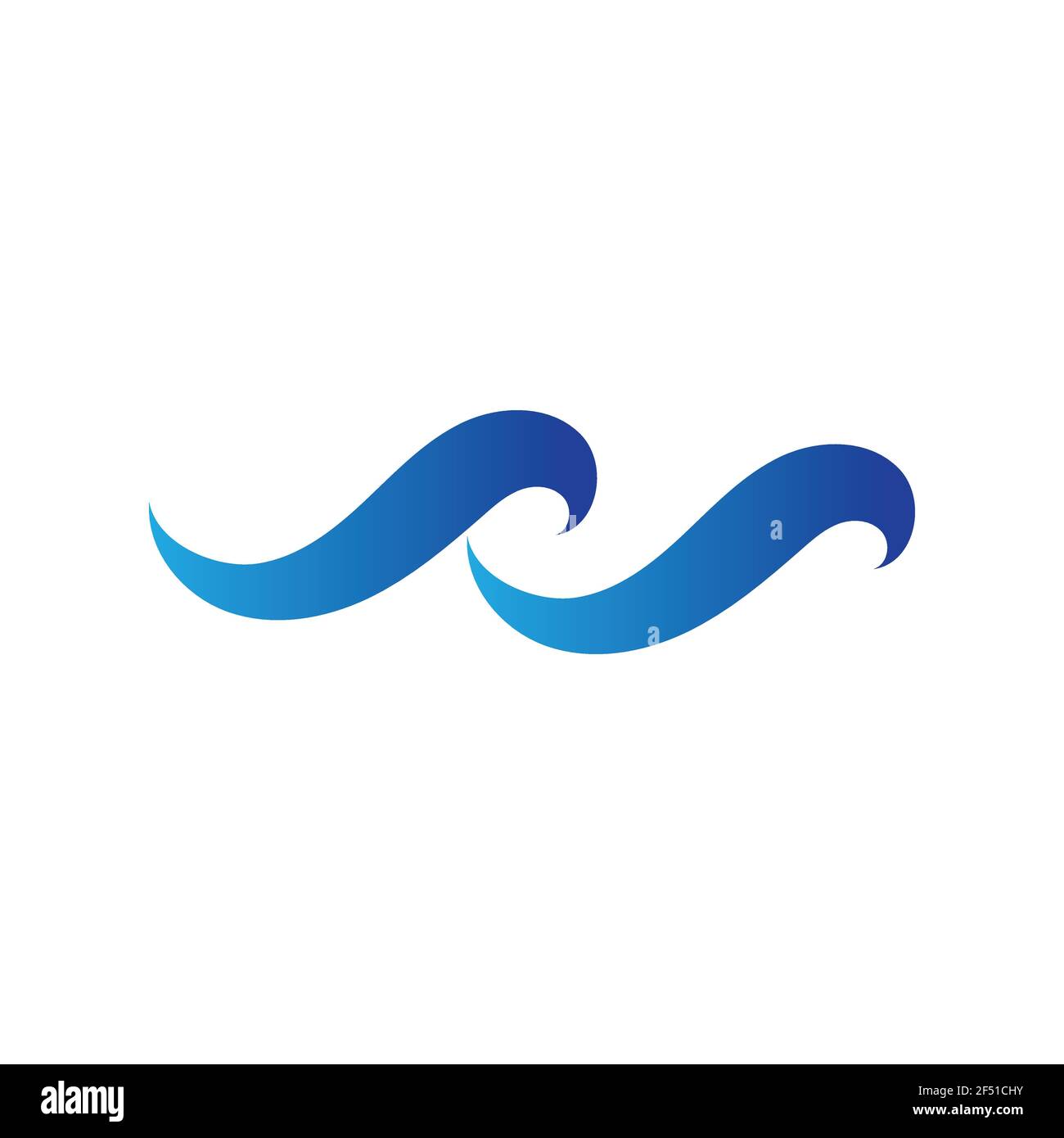 Ocean Wave Logo vector illustration design Template - Vector Stock ...