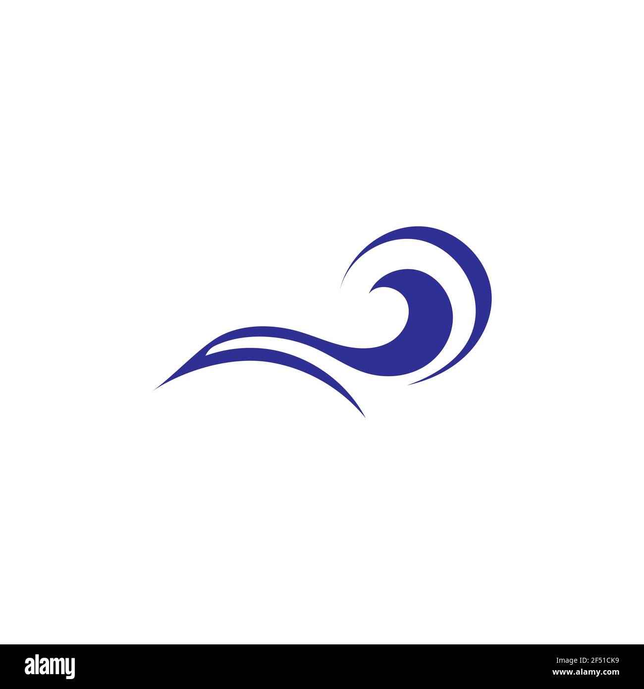 Ocean Wave Logo vector illustration design Template - Vector Stock ...