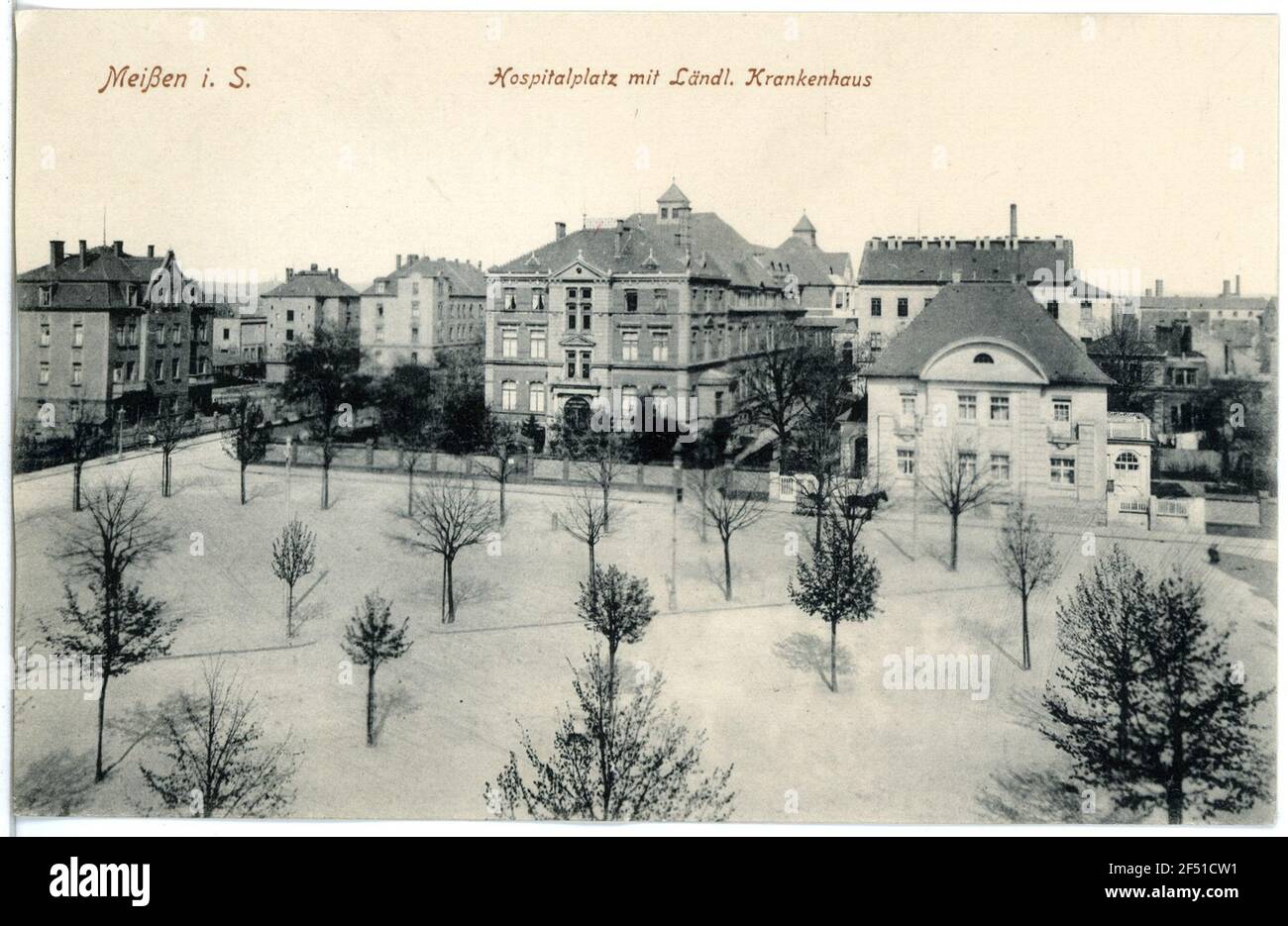 German urban square Cut Out Stock Images & Pictures - Alamy