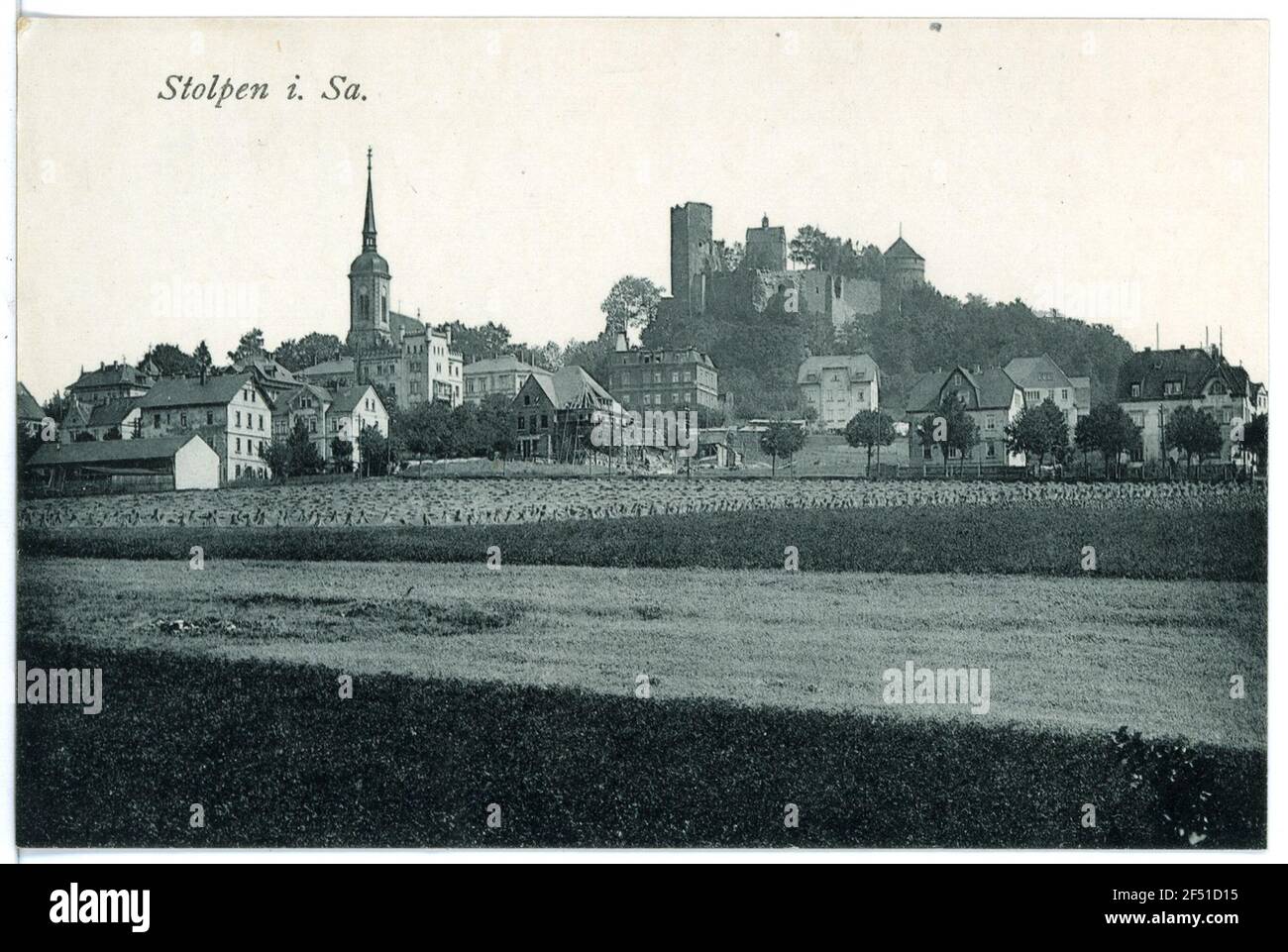 View of Stolpen Stolpen. View of Stolpen Stock Photo - Alamy