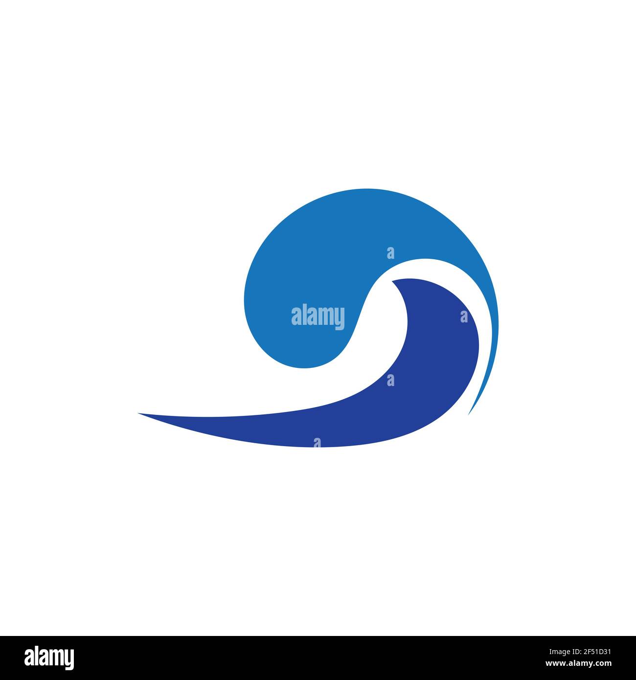 Ocean Wave Logo vector illustration design Template - Vector Stock ...