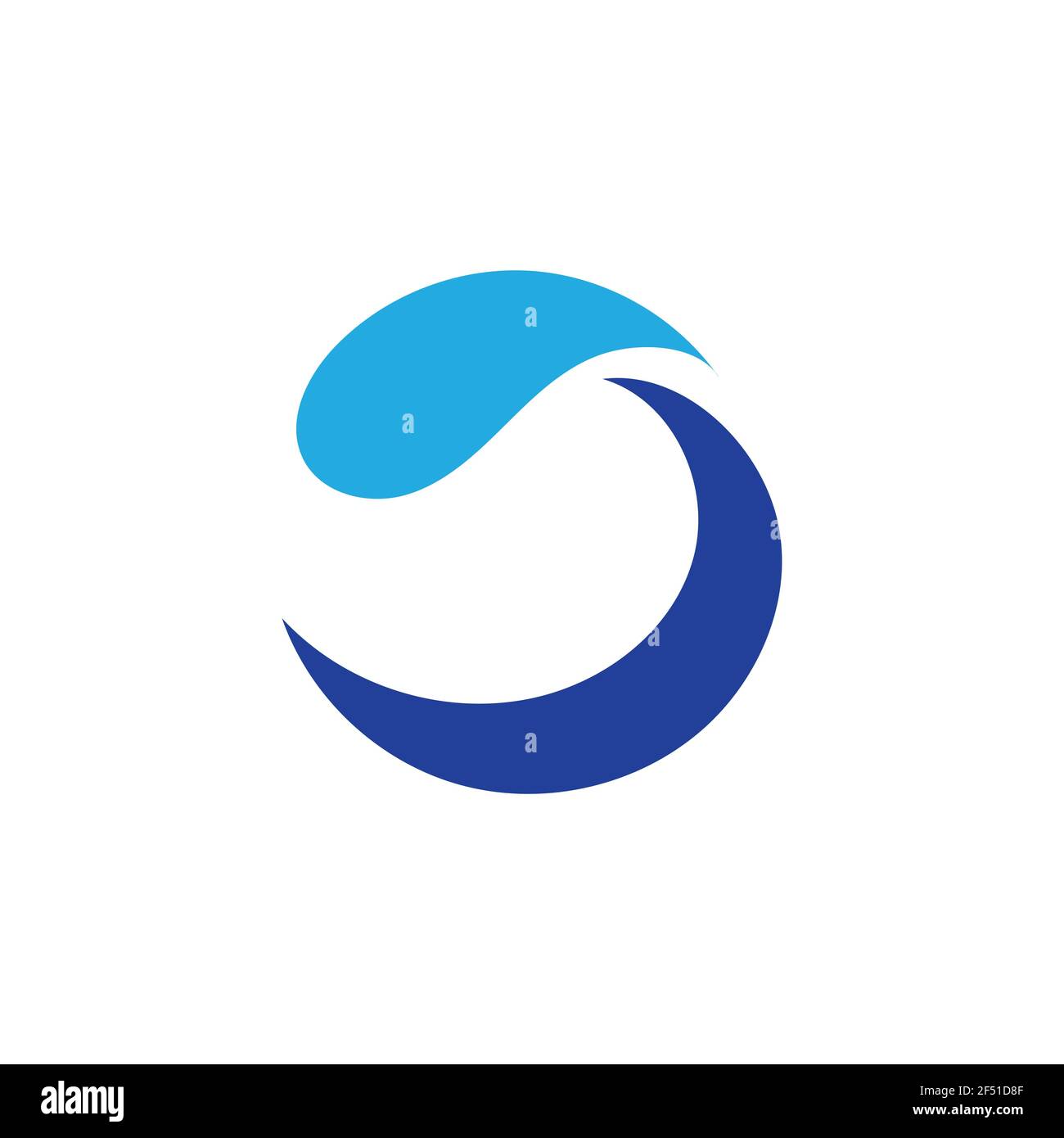 Ocean Wave Logo vector illustration design Template - Vector Stock ...