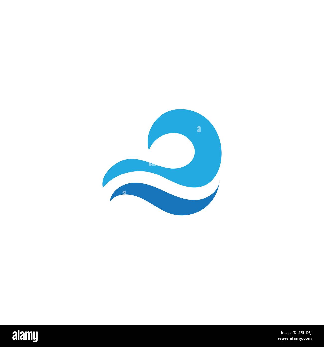 Ocean Wave Logo vector illustration design Template - Vector Stock ...