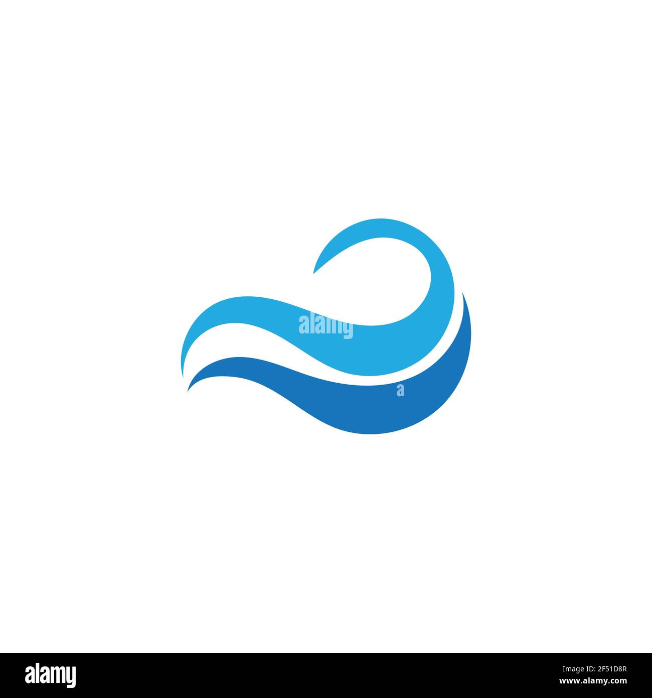Ocean Wave Logo vector illustration design Template - Vector Stock ...