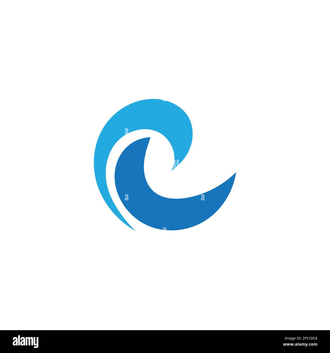 Ocean Wave Logo vector illustration design Template - Vector Stock ...
