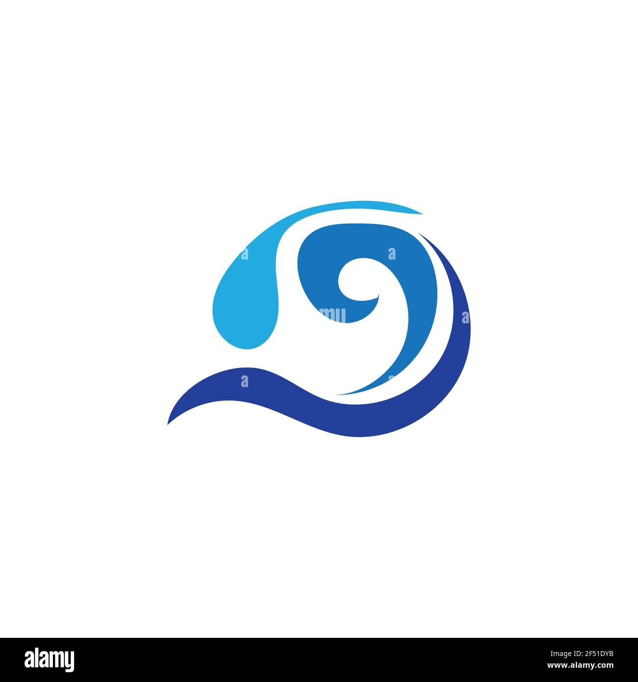 Ocean Wave Logo vector illustration design Template - Vector Stock ...