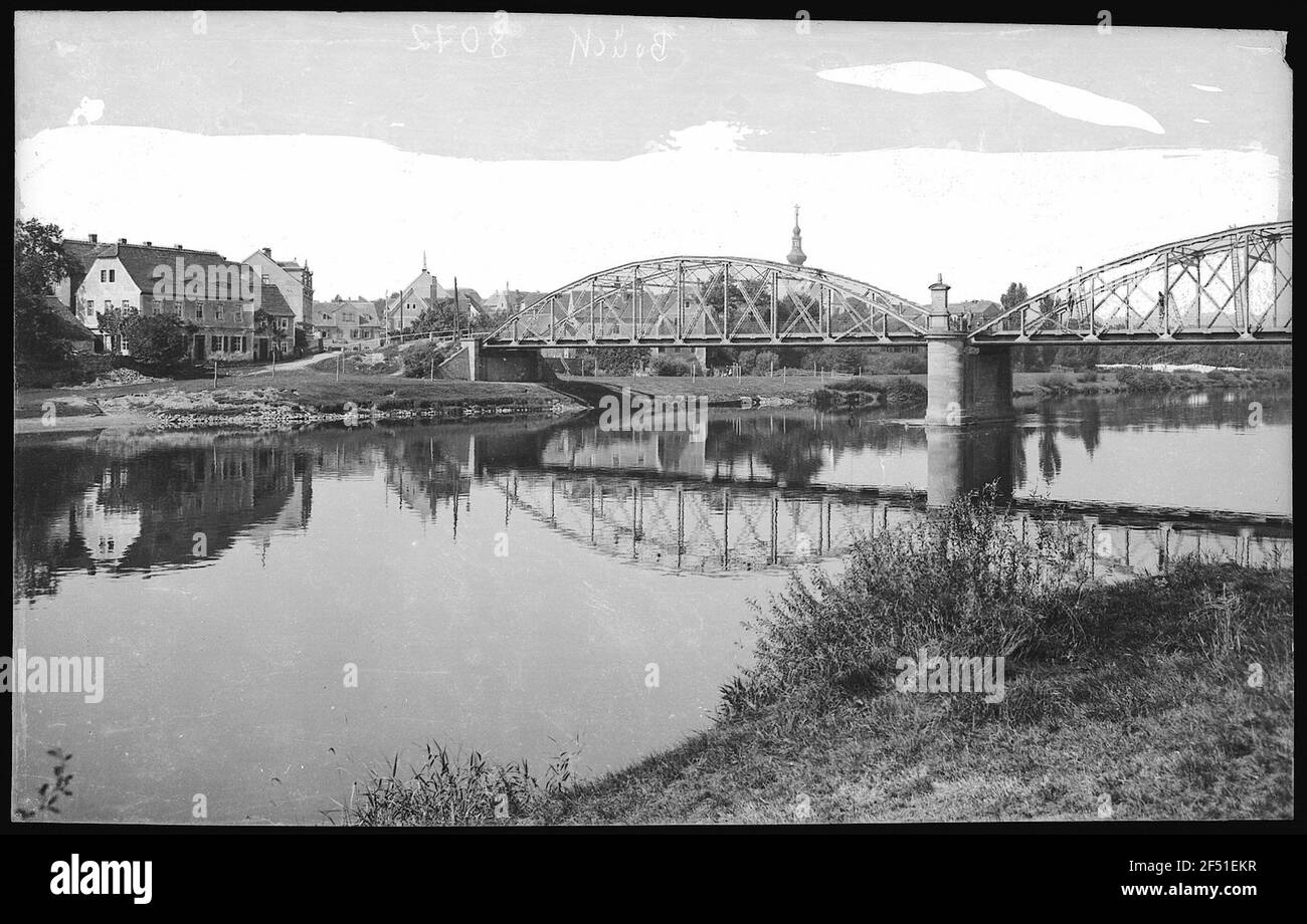Trebsen. Bridge on the trough Stock Photo - Alamy