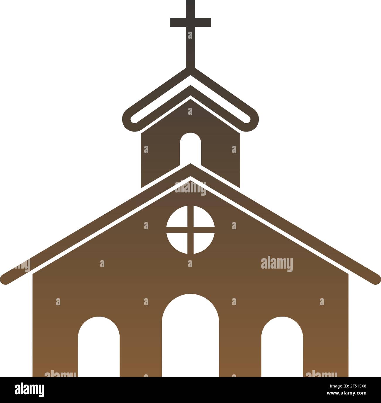 Chruch icon logo sign vector design illustration template Stock Vector ...