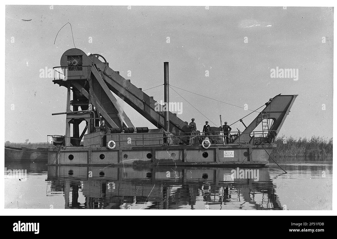 Germany?: Bagger ship Stock Photo - Alamy