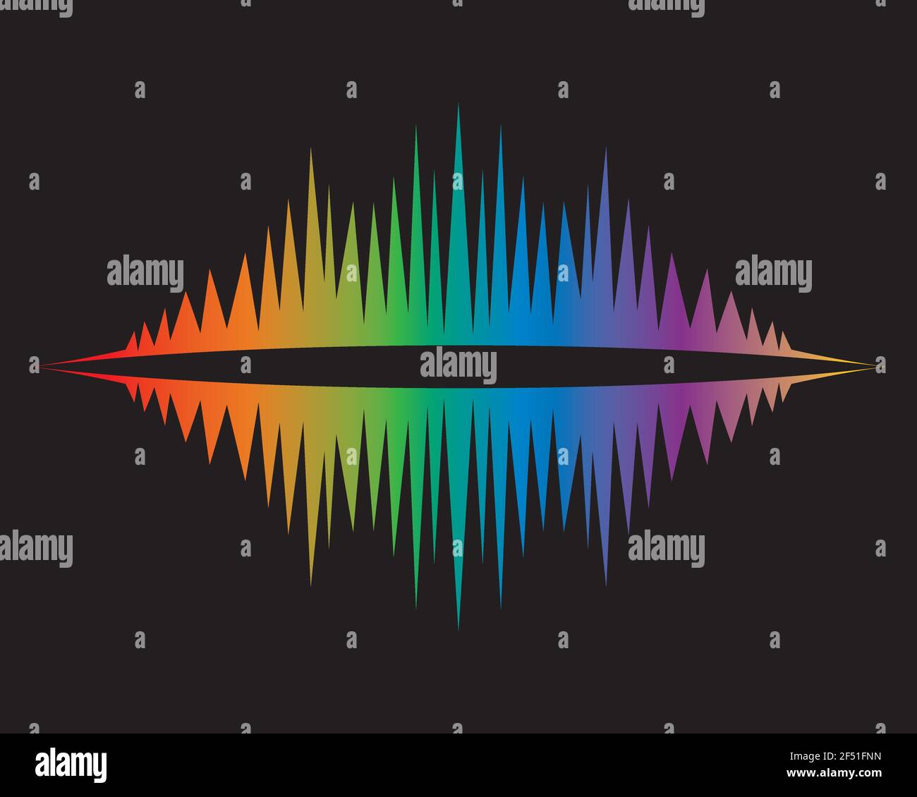 Sound wave logo template vector icon illustration Stock Vector Image ...
